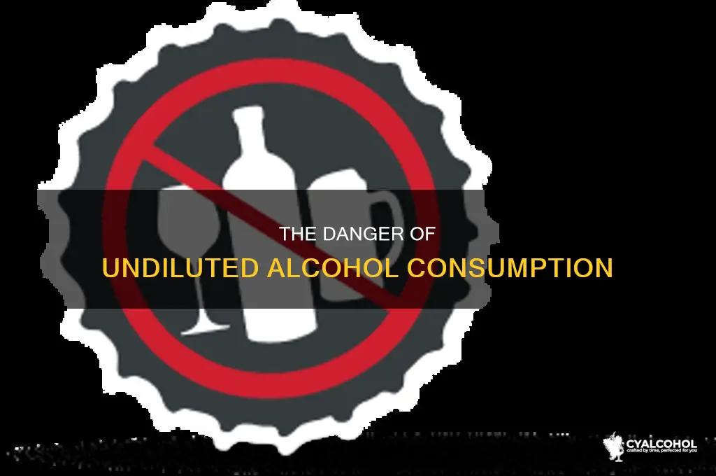 The Danger Of Undiluted Alcohol Consumption | CyAlcohol