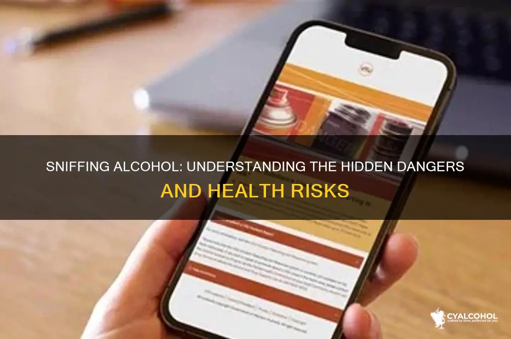 Sniffing Alcohol: Understanding The Hidden Dangers And Health Risks ...