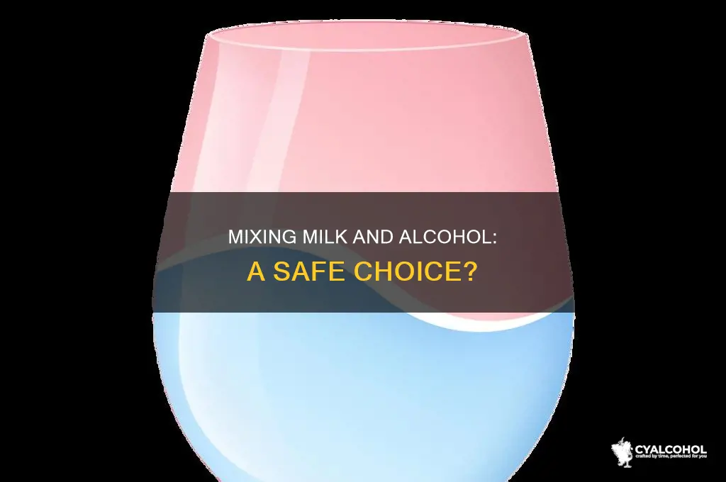 Mixing Milk And Alcohol: A Safe Choice? | CyAlcohol