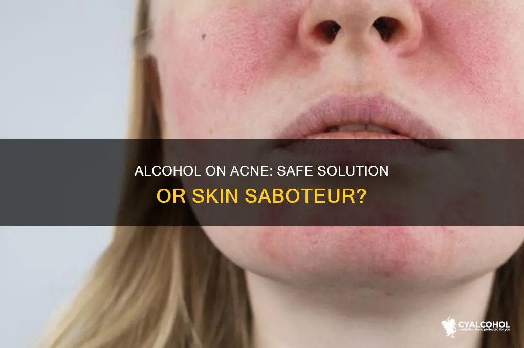 Alcohol On Acne: Safe Solution Or Skin Saboteur? | CyAlcohol