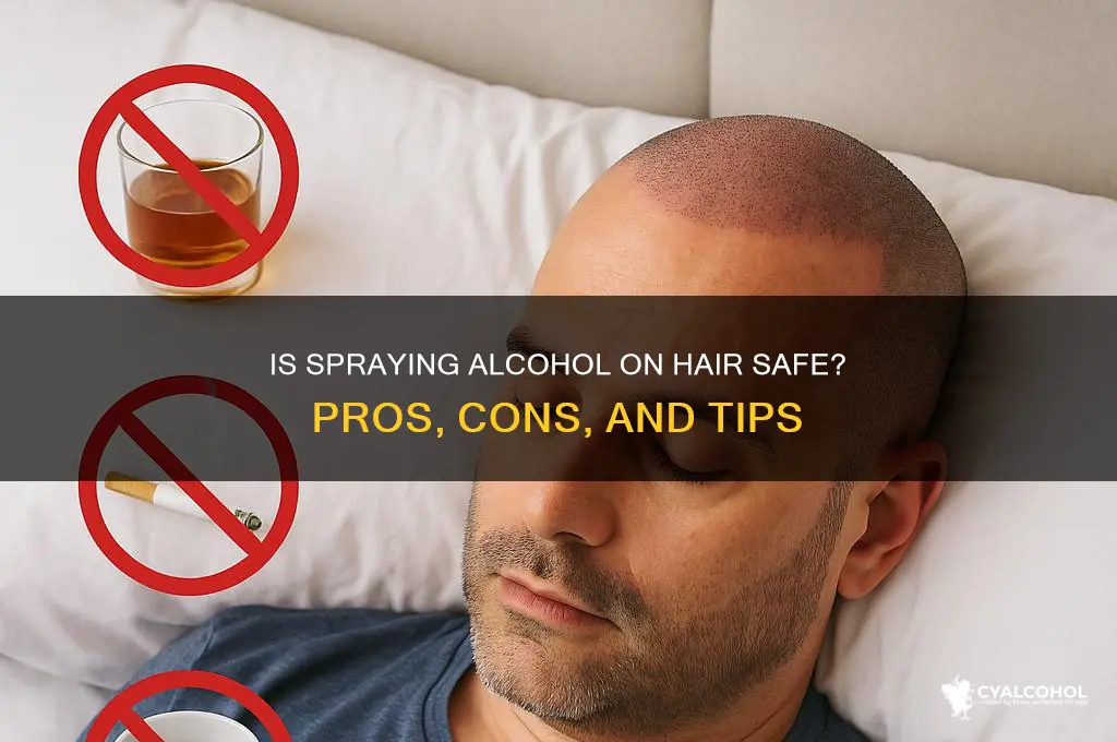 Is Spraying Alcohol On Hair Safe? Pros, Cons, And Tips | CyAlcohol
