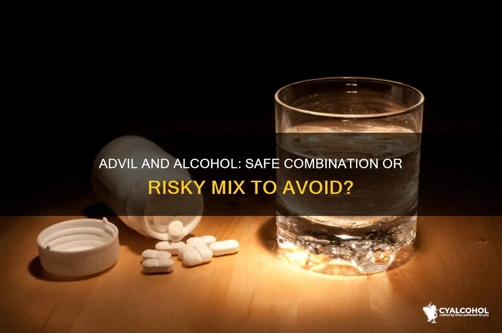 Advil And Alcohol: Safe Combination Or Risky Mix To Avoid? | CyAlcohol