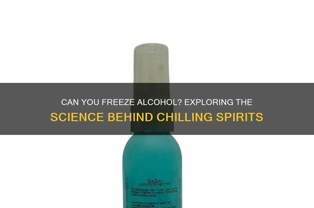 Can You Freeze Alcohol? Exploring The Science Behind Chilling Spirits ...