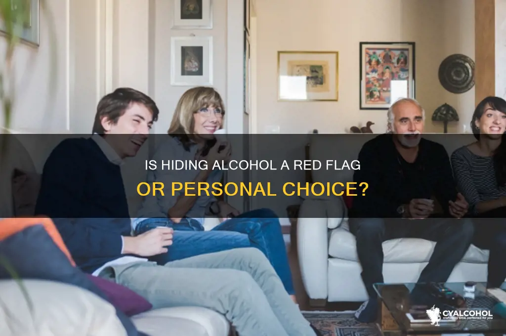 Is Hiding Alcohol A Red Flag Or Personal Choice? | CyAlcohol