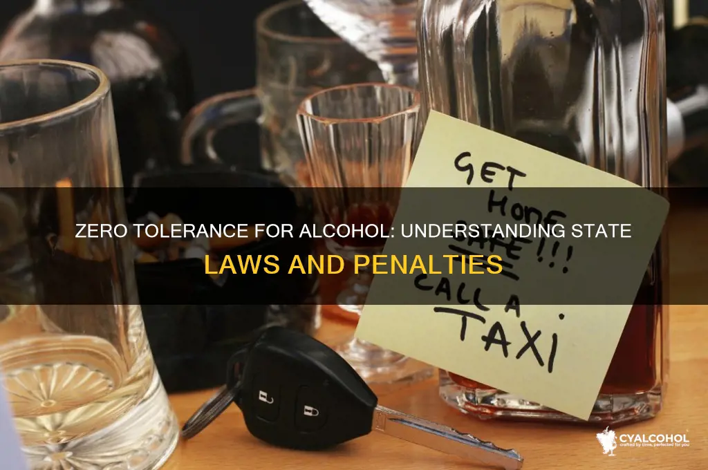 Zero Tolerance For Alcohol: Understanding State Laws And Penalties ...