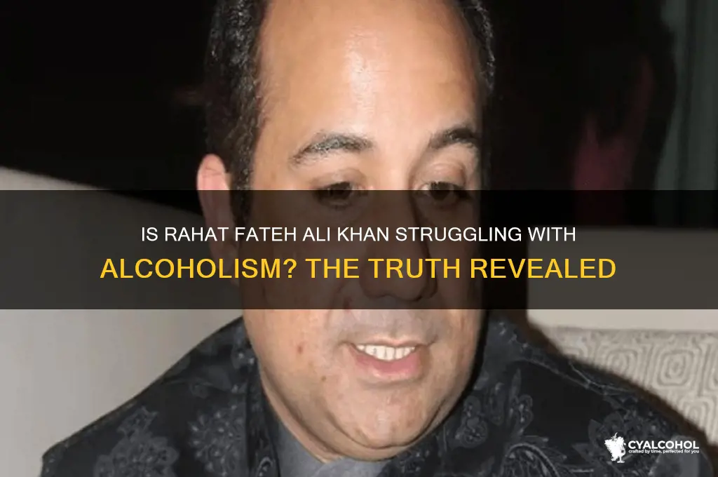 Is Rahat Fateh Ali Khan Struggling With Alcoholism? The Truth Revealed ...