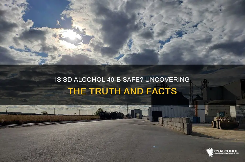 Is Sd Alcohol 40-B Safe? Uncovering The Truth And Facts | CyAlcohol