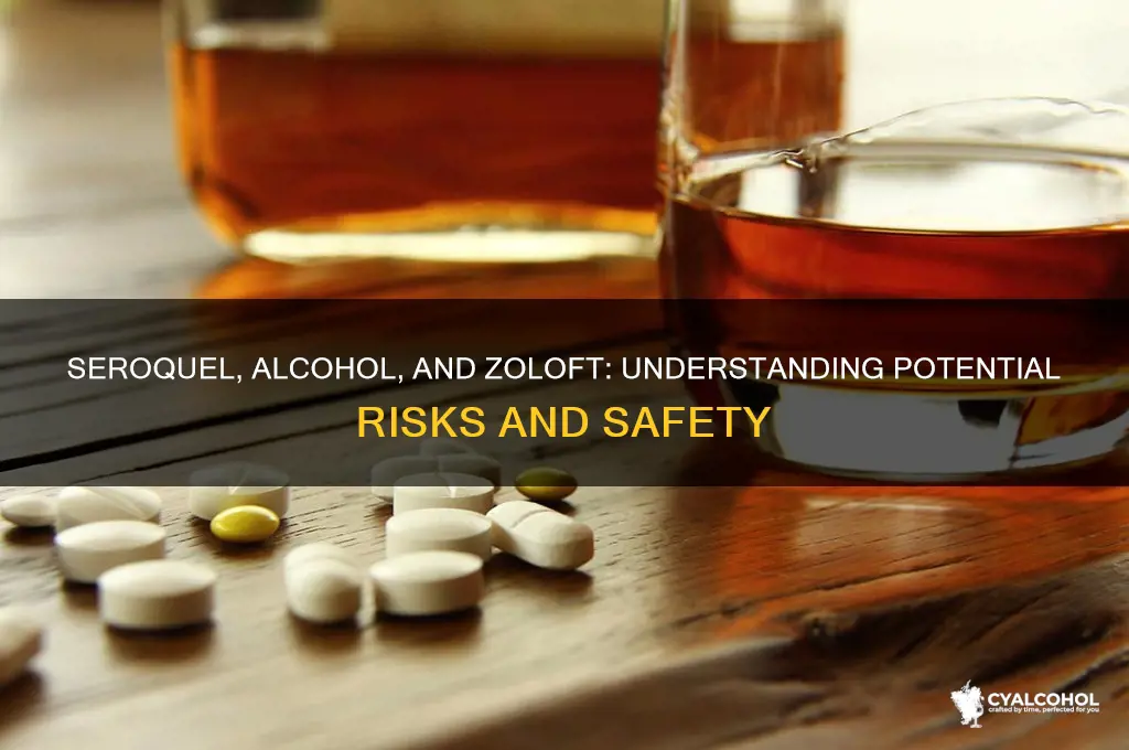 Seroquel, Alcohol, And Zoloft: Understanding Potential Risks And Safety ...