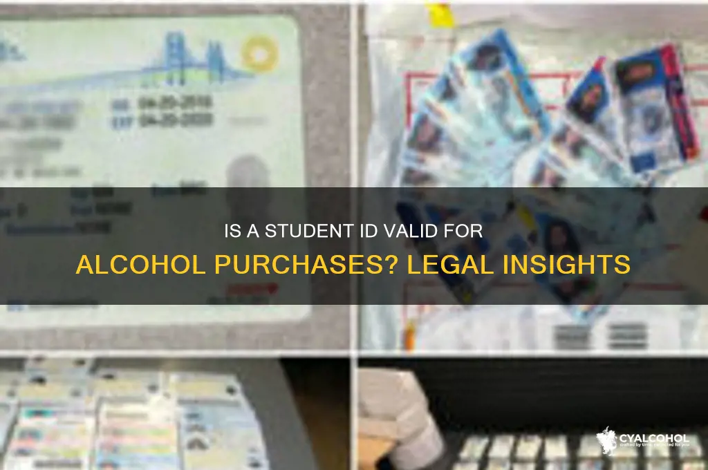 Is A Student Id Valid For Alcohol Purchases? Legal Insights | CyAlcohol