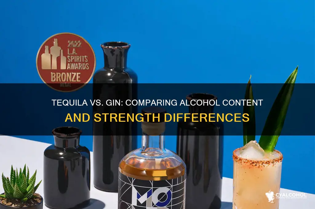 Tequila Vs. Gin: Comparing Alcohol Content And Strength Differences ...