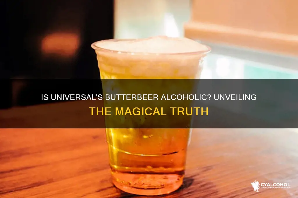 Is Universal's Butterbeer Alcoholic? Unveiling The Magical Truth ...