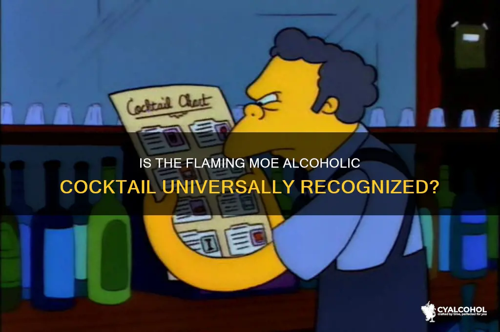 Is The Flaming Moe Alcoholic Cocktail Universally Recognized? | CyAlcohol