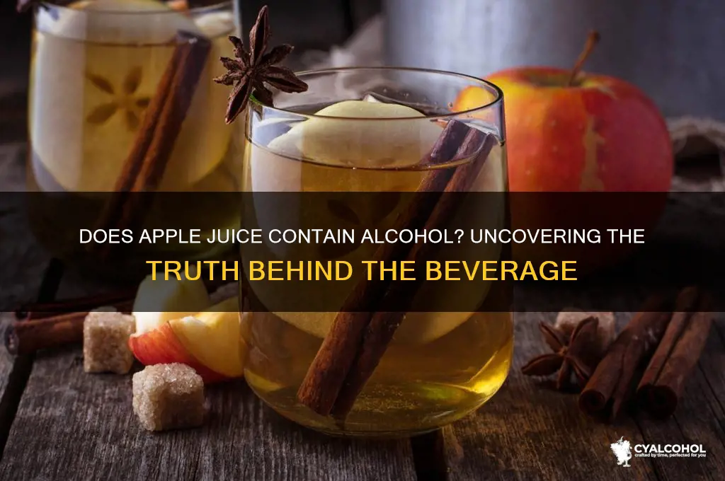 Does Apple Juice Contain Alcohol? Uncovering The Truth Behind The ...