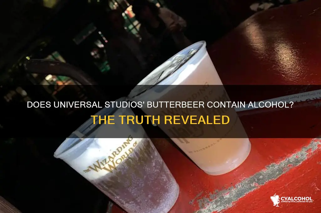 Does Universal Studios' Butterbeer Contain Alcohol? The Truth Revealed ...