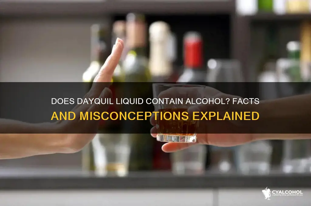 Does Dayquil Liquid Contain Alcohol? Facts And Misconceptions Explained ...