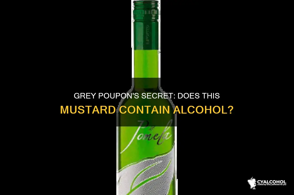 Grey Poupon's Secret: Does This Mustard Contain Alcohol? | CyAlcohol