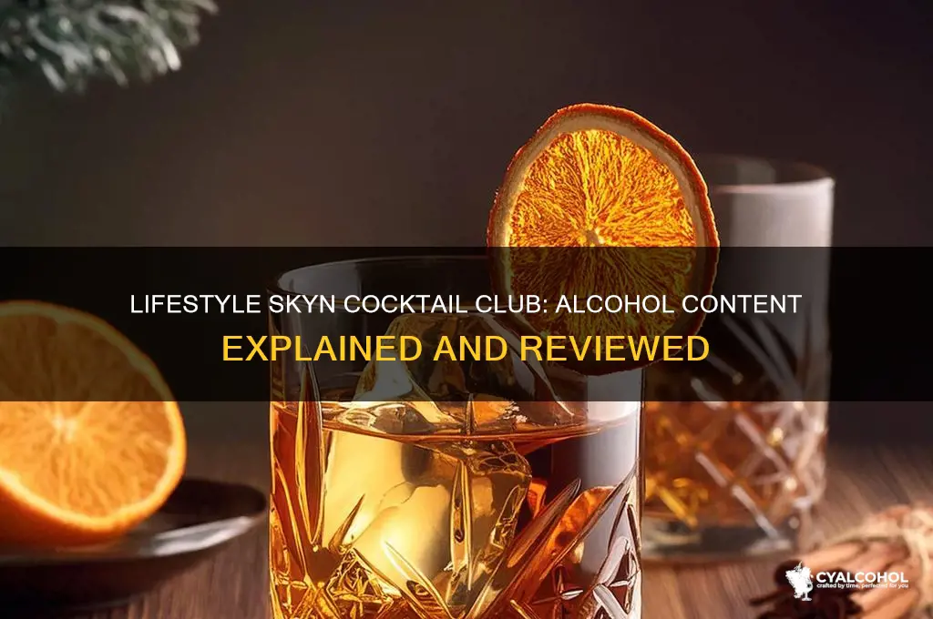Lifestyle Skyn Cocktail Club: Alcohol Content Explained And Reviewed ...