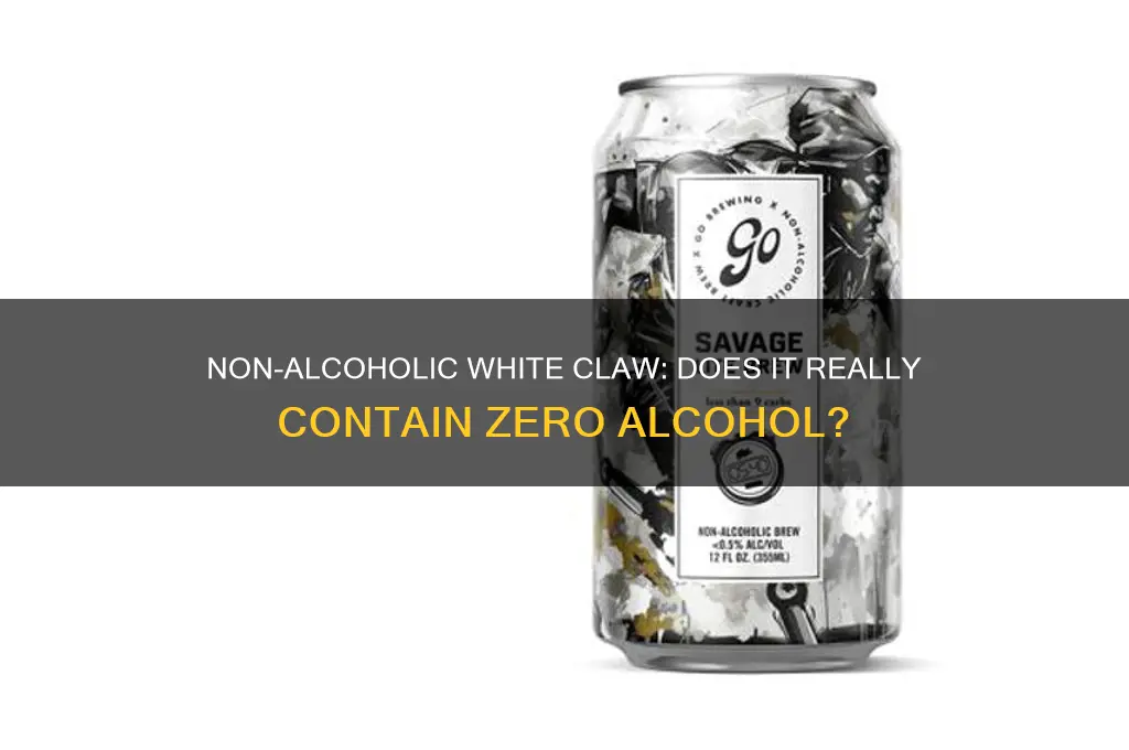 Non-Alcoholic White Claw: Does It Really Contain Zero Alcohol? | CyAlcohol