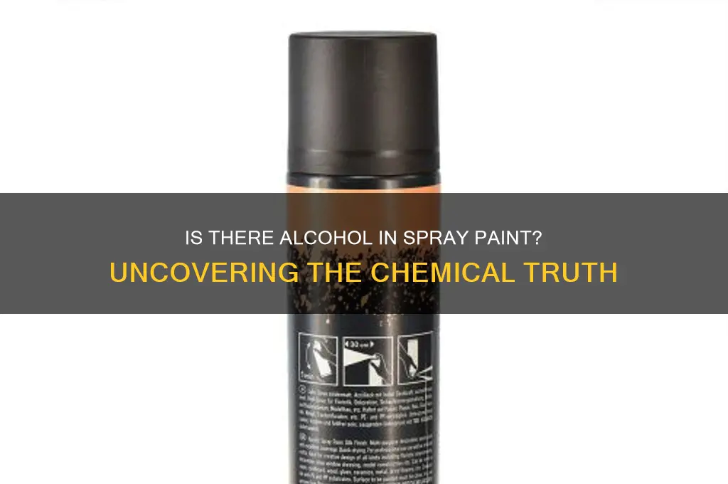 Is There Alcohol In Spray Paint? Uncovering The Chemical Truth | CyAlcohol
