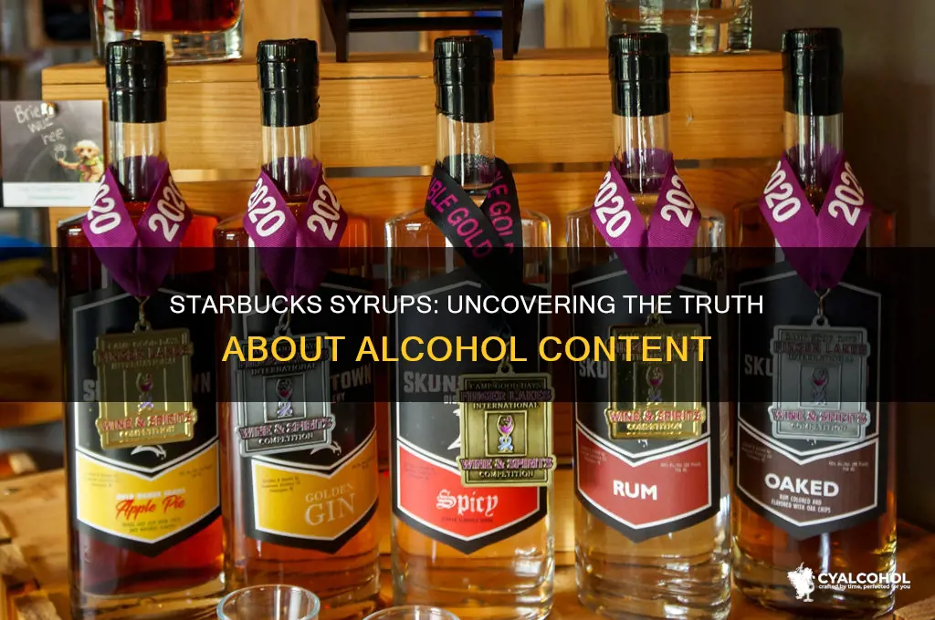 Starbucks Syrups: Uncovering The Truth About Alcohol Content | CyAlcohol