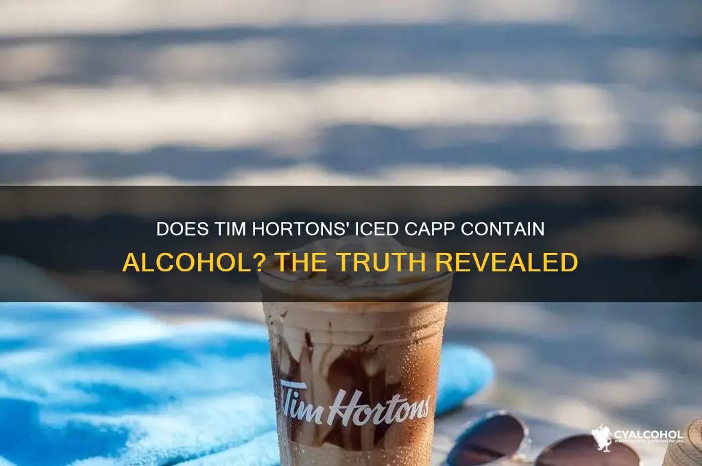 Does Tim Hortons' Iced Capp Contain Alcohol? The Truth Revealed | CyAlcohol