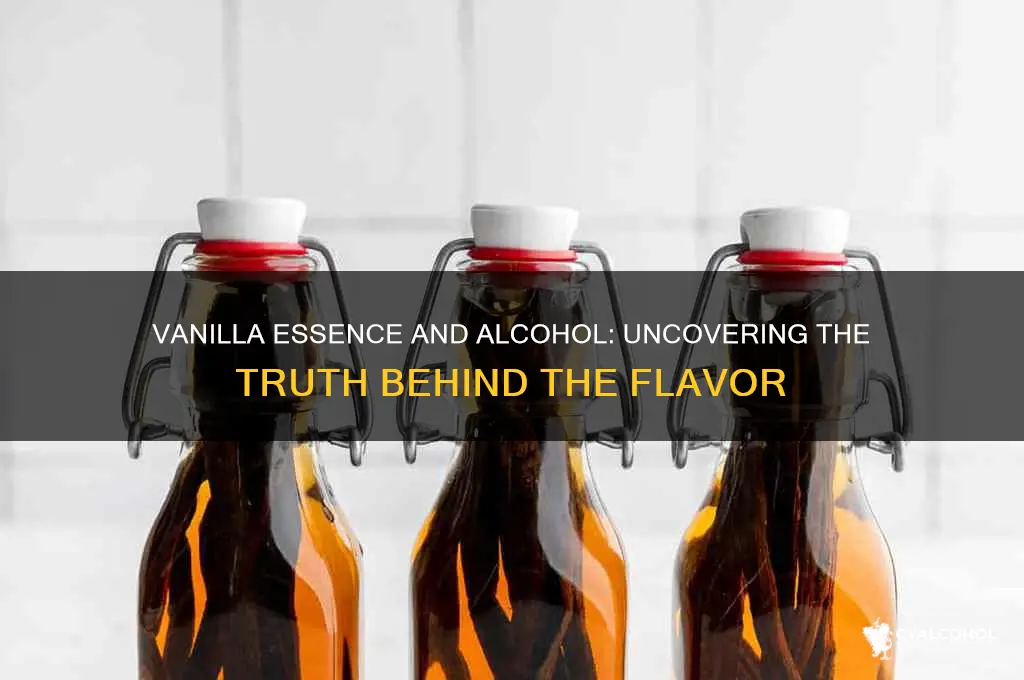 Vanilla Essence And Alcohol: Uncovering The Truth Behind The Flavor ...