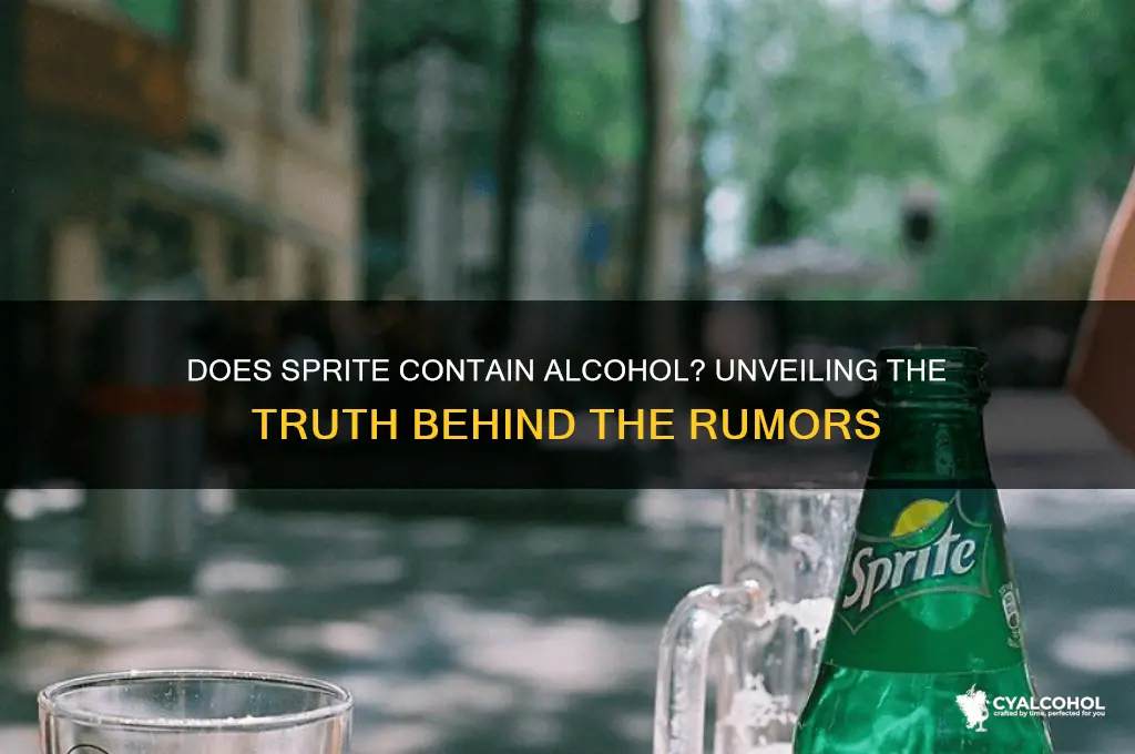 Does Sprite Contain Alcohol? Unveiling The Truth Behind The Rumors ...
