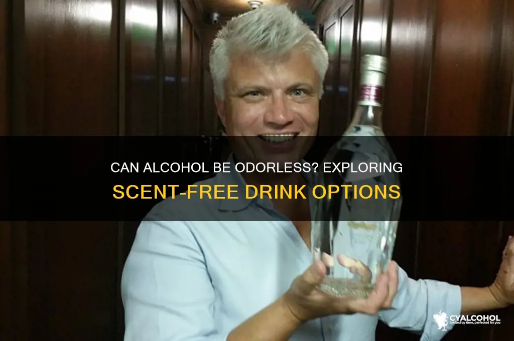Can Alcohol Be Odorless? Exploring Scent-Free Drink Options | CyAlcohol