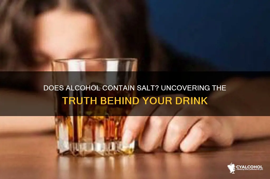 Does Alcohol Contain Salt? Uncovering The Truth Behind Your Drink ...
