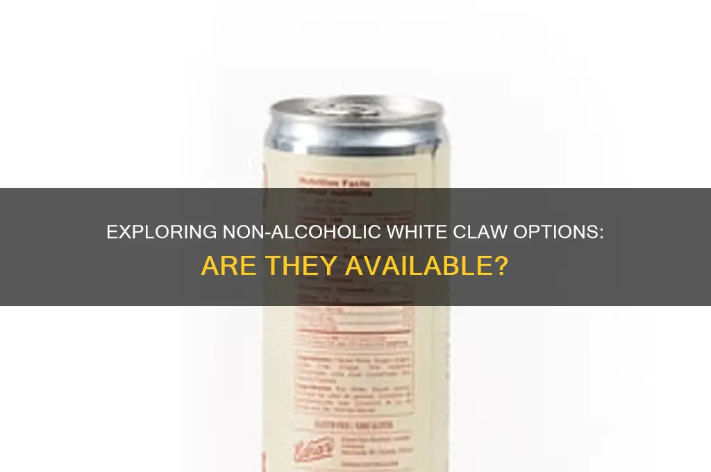 Exploring Non-Alcoholic White Claw Options: Are They Available? | CyAlcohol