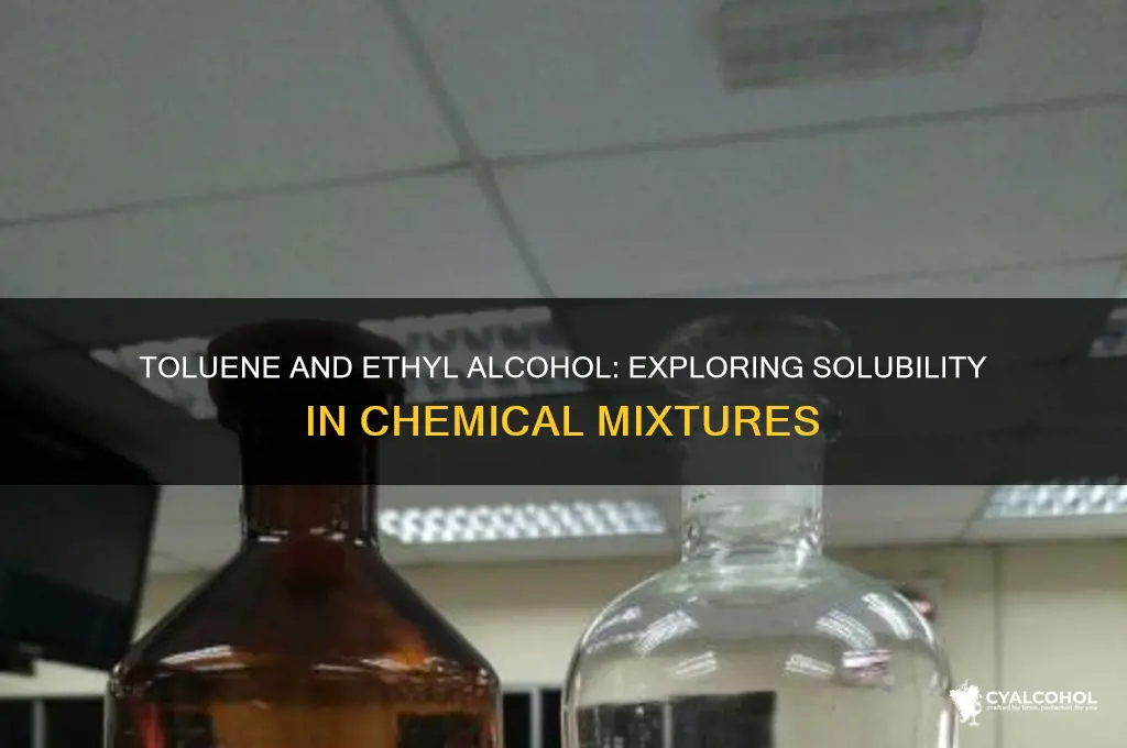 Toluene And Ethyl Alcohol: Exploring Solubility In Chemical Mixtures ...
