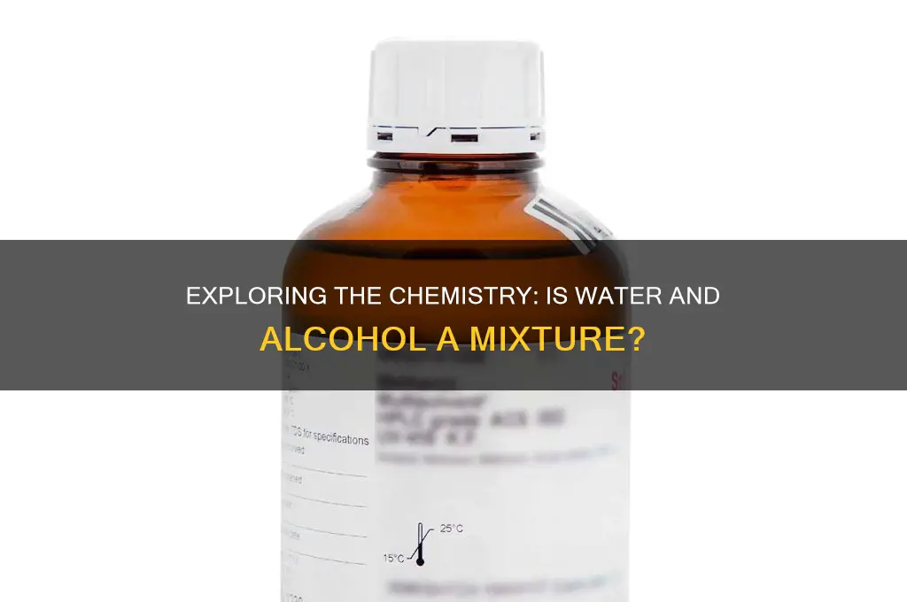 Exploring The Chemistry: Is Water And Alcohol A Mixture? | CyAlcohol