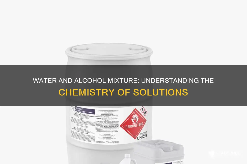 Water And Alcohol Mixture: Understanding The Chemistry Of Solutions ...