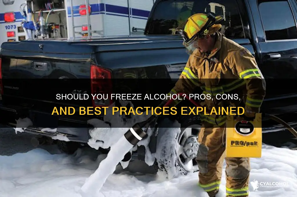 Should You Freeze Alcohol? Pros, Cons, And Best Practices Explained ...