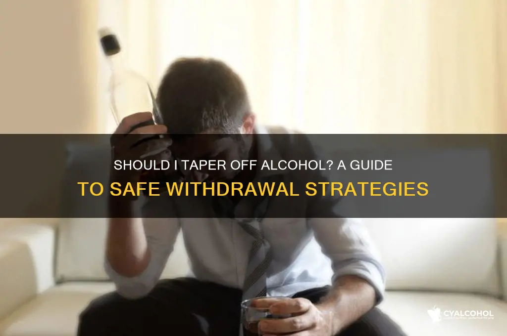Should I Taper Off Alcohol? A Guide To Safe Withdrawal Strategies ...