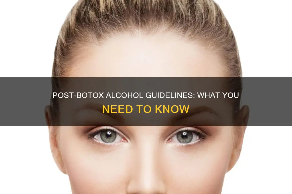Post-Botox Alcohol Guidelines: What You Need To Know | CyAlcohol