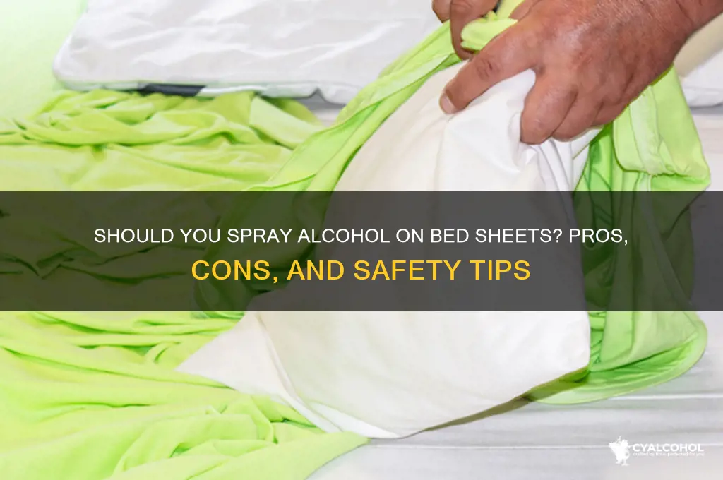 Should You Spray Alcohol On Bed Sheets? Pros, Cons, And Safety Tips ...