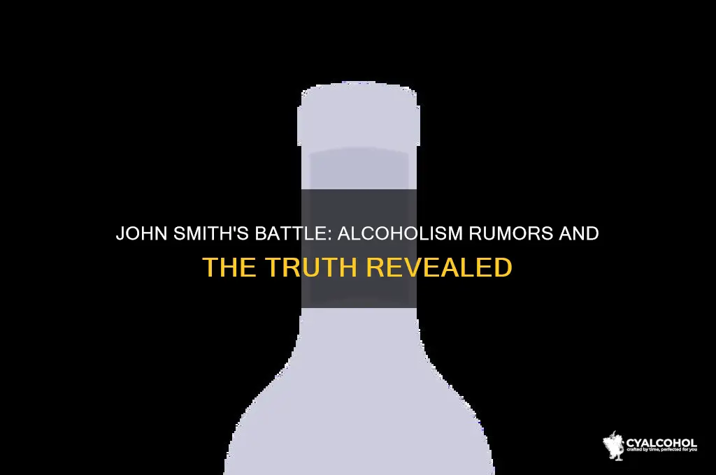 John Smith's Battle: Alcoholism Rumors And The Truth Revealed | CyAlcohol