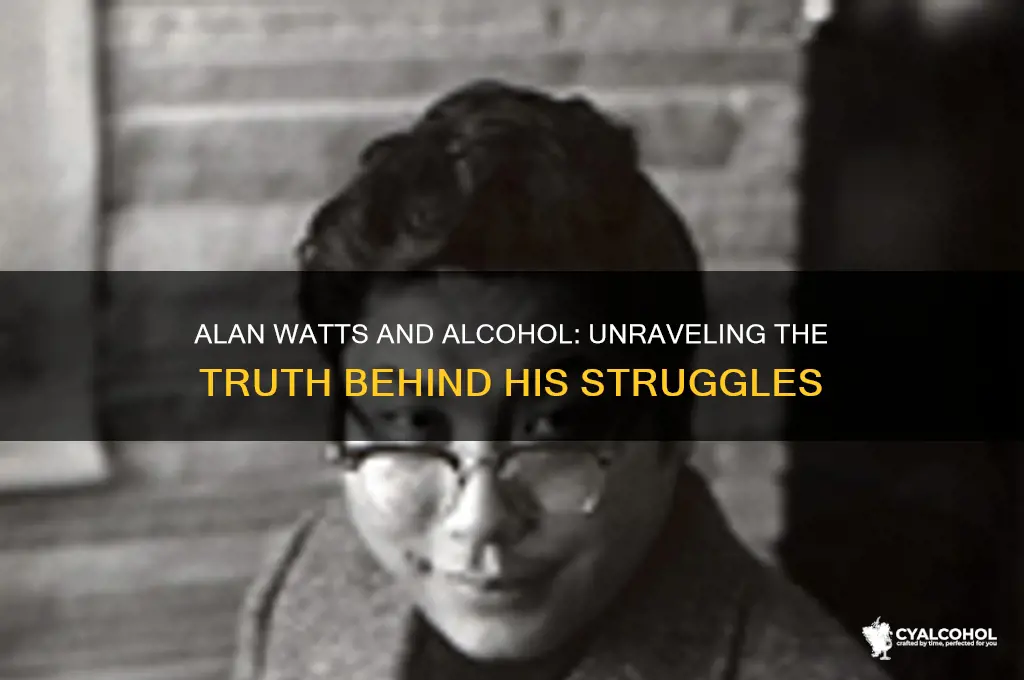 Alan Watts And Alcohol: Unraveling The Truth Behind His Struggles ...