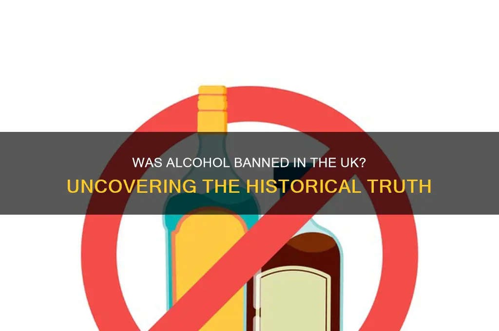 Was Alcohol Banned In The Uk? Uncovering The Historical Truth | CyAlcohol