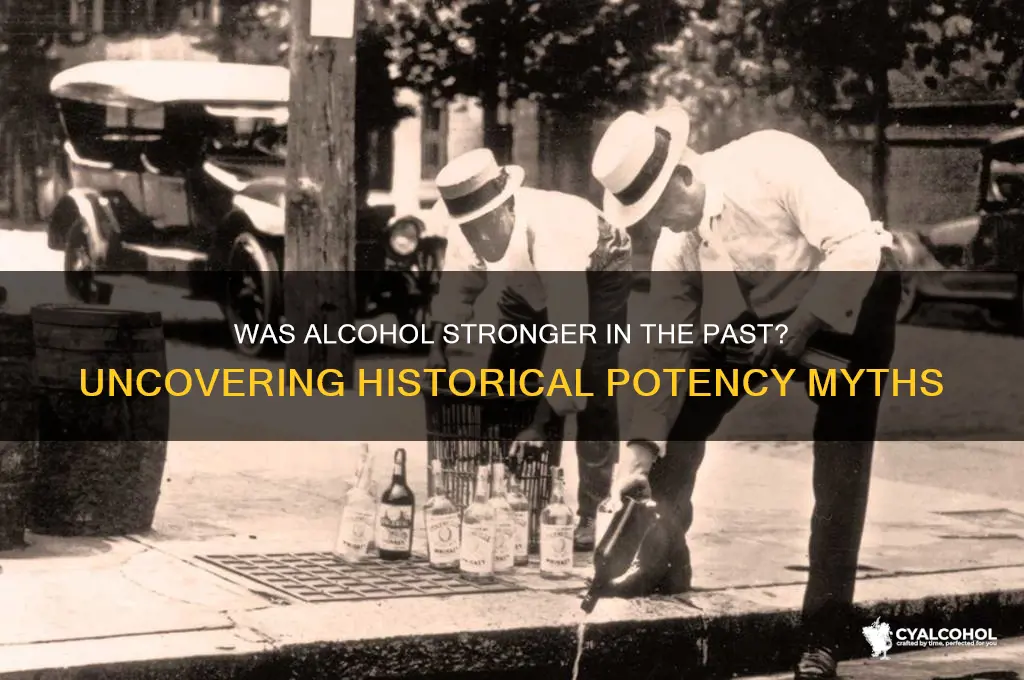 Was Alcohol Stronger In The Past? Uncovering Historical Potency Myths ...