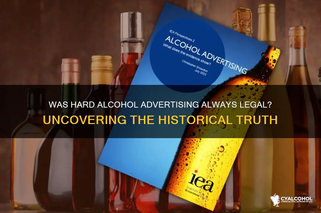 Was Hard Alcohol Advertising Always Legal? Uncovering The Historical ...