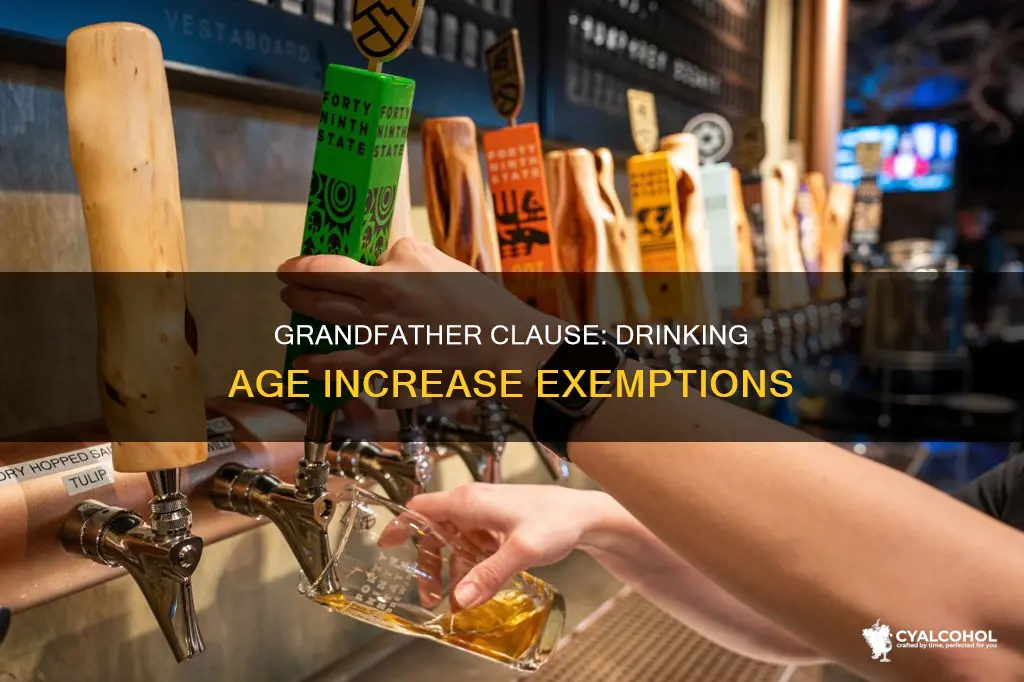 Grandfather Clause: Drinking Age Increase Exemptions | CyAlcohol