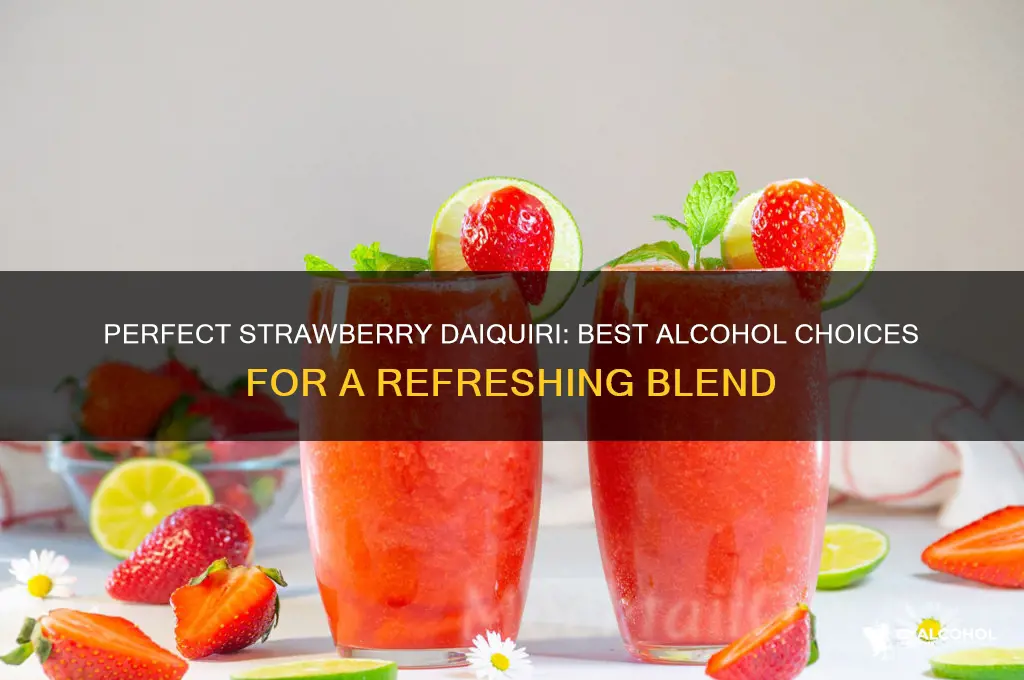 Perfect Strawberry Daiquiri: Best Alcohol Choices For A Refreshing ...