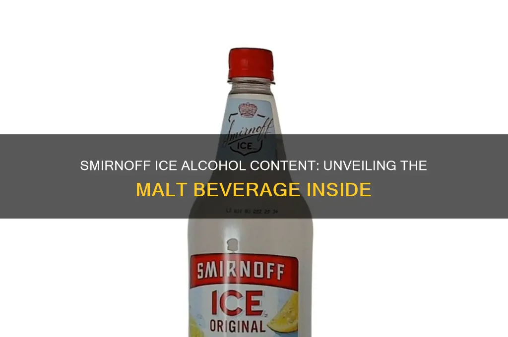 Smirnoff Ice Alcohol Content: Unveiling The Malt Beverage Inside ...