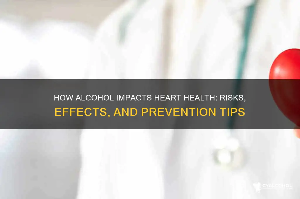 How Alcohol Impacts Heart Health: Risks, Effects, And Prevention Tips ...