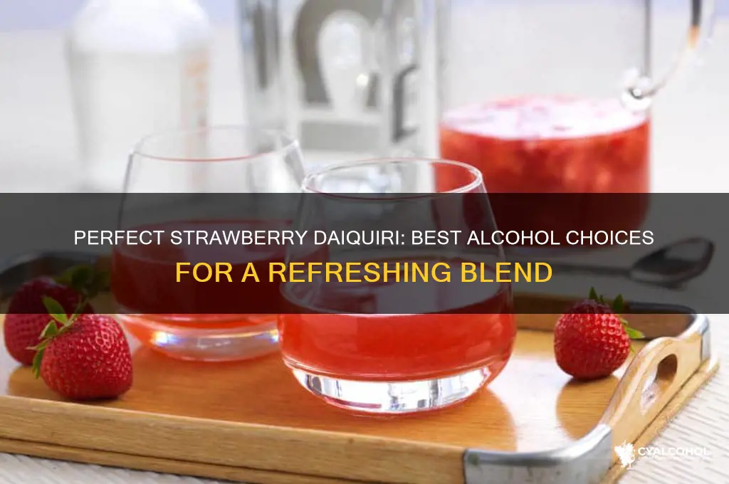 Perfect Strawberry Daiquiri: Best Alcohol Choices For A Refreshing ...