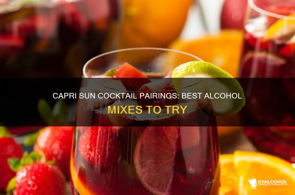 Capri Sun Cocktail Pairings: Best Alcohol Mixes To Try | CyAlcohol