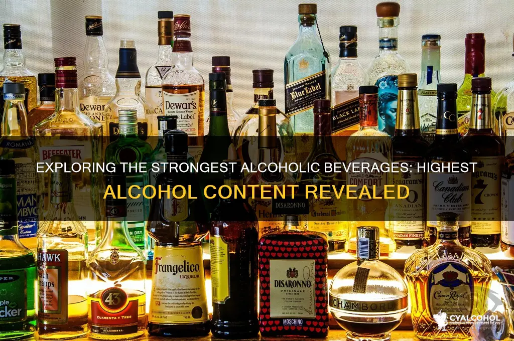 Exploring The Strongest Alcoholic Beverages: Highest Alcohol Content ...