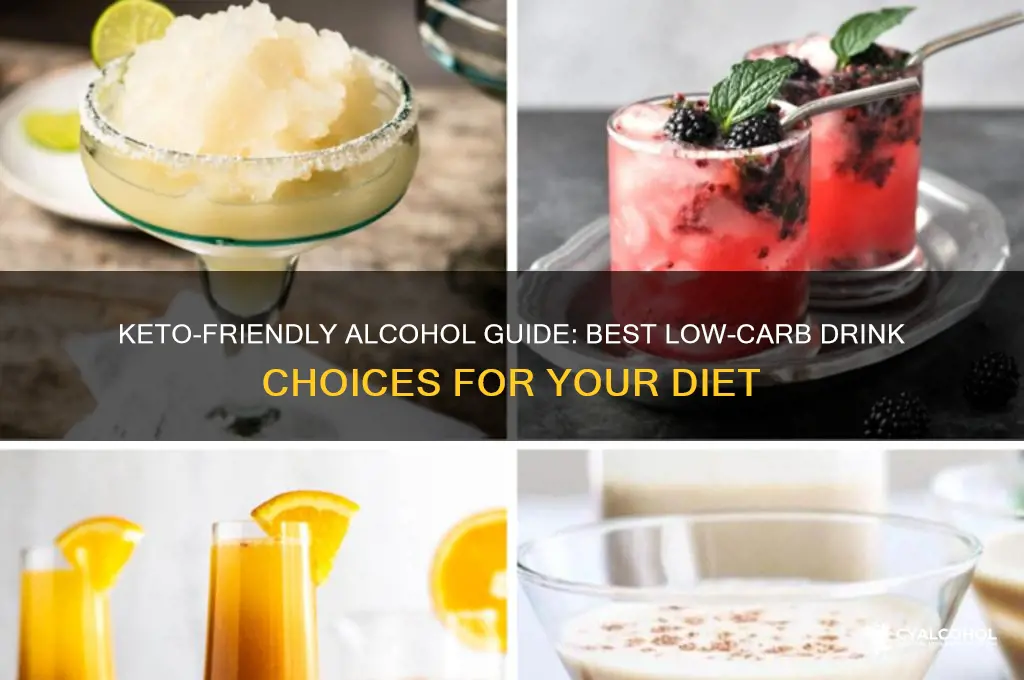 Keto-Friendly Alcohol Guide: Best Low-Carb Drink Choices For Your Diet ...
